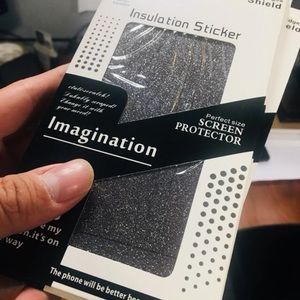 Accessories | Iphone 8 Plus Black Matte Glitter Decal | Poshmark